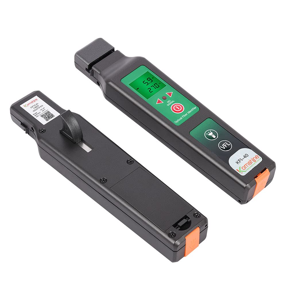 New Optical Fiber Identifier Komshine KFI-40 Fiber Detector with 10mw VFL Function, LED Display