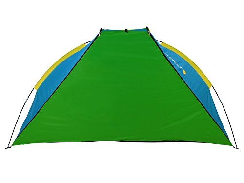 GigaTent Sun Shelter Beach Cabana Tent – Instant Set Up, UV Resistant, Waterproof - 7’ x 4’ with Mesh Windows - Zipper Door Doubles as Floor Extension