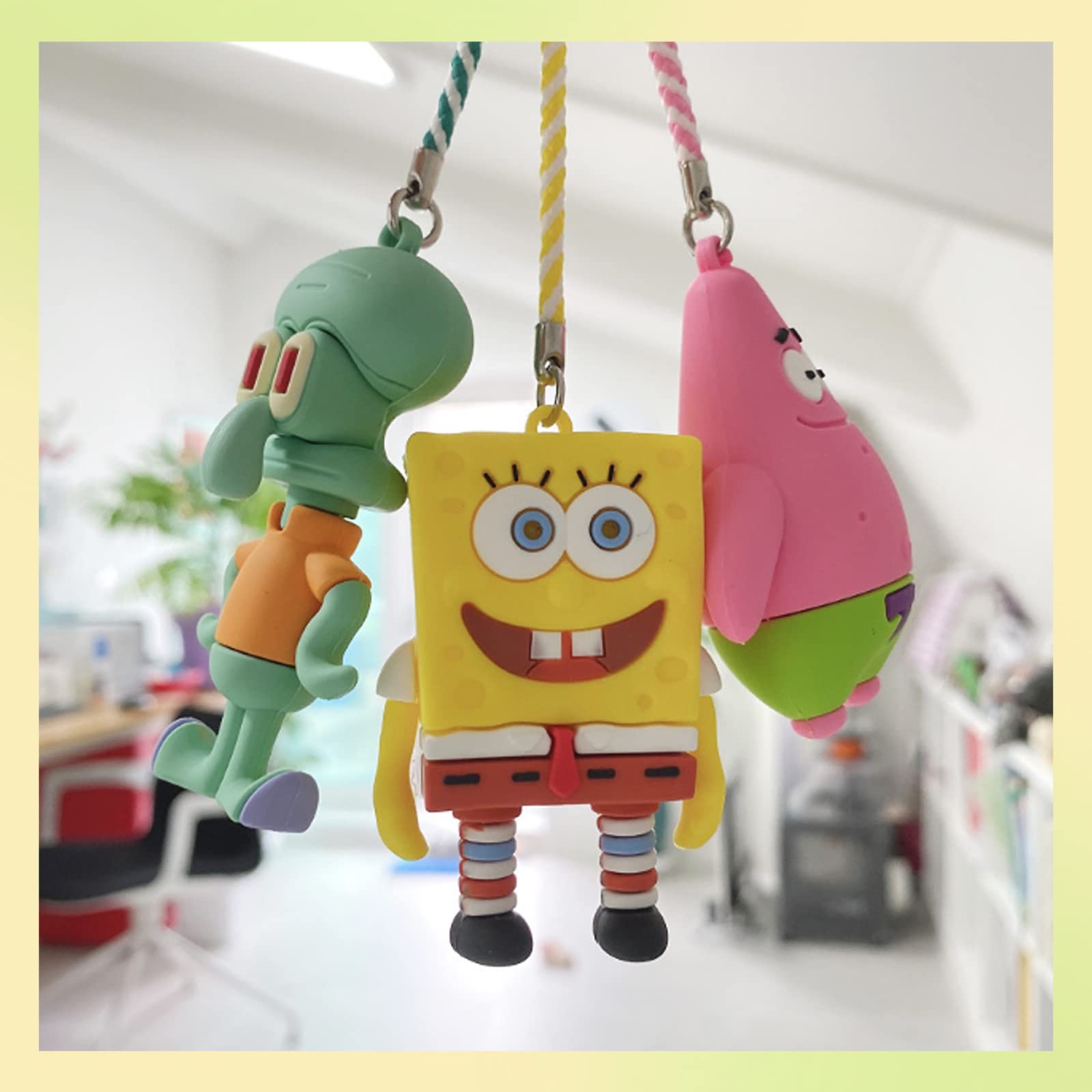 Golf Girl Sponge Friends Teegirl Golf tee Rack, Putter Keeper, Golf Ball Marker, Golf Supplies, rou and Golf tee Holder (Yellow Sponge)