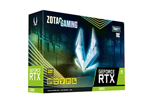 ZOTAC GAMING GeForce RTX 3080 Trinity OC 10GB GDDR6X 320-bit 19 Gbps PCIE 4.0 Graphics Card, IceStorm 2.0 Advanced Cooling, SPECTRA 2.0 RGB Lighting, ZT-A30800J-10P
