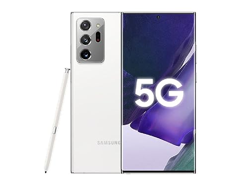Unlocked Samsung Galaxy Note 20 Note20 Ultra 5G N986U1 6.9" 12GB RAM 128 Snapdragon NFC Original Android Cell Phone Mystic Black/US Version / N986U1 Simple Set