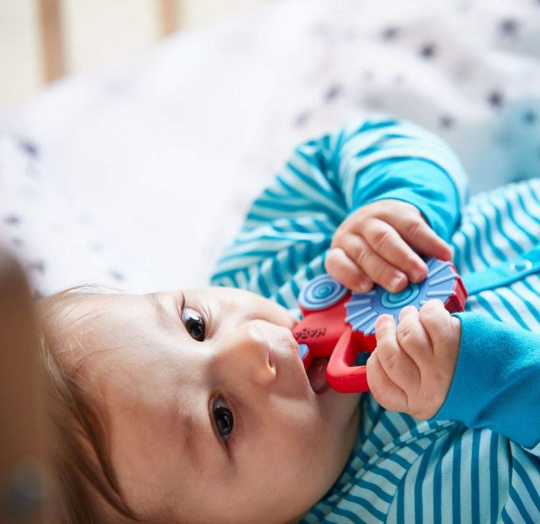 HABA Tractor Silicone Teether
