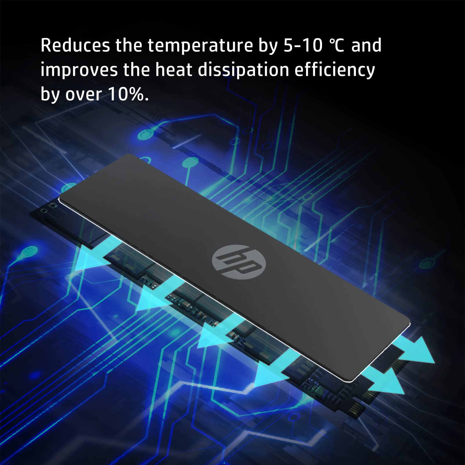 HP EX900 Pro 512GB NVMe PC SSD - PCIe Gen3 (8.0 GT/s) x 4, M.2 2280, 3D NAND Internal Solid Hard State Up to 2240 MB/s with DRAM Cache - 9XL76AA#ABA