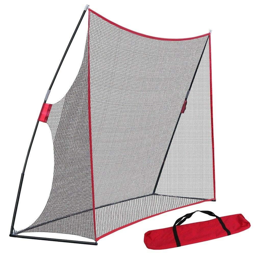 Hype 10 x 7 x 3 ft Hitting Net for Golf Practice Training, Outdoor Yard Garden Range