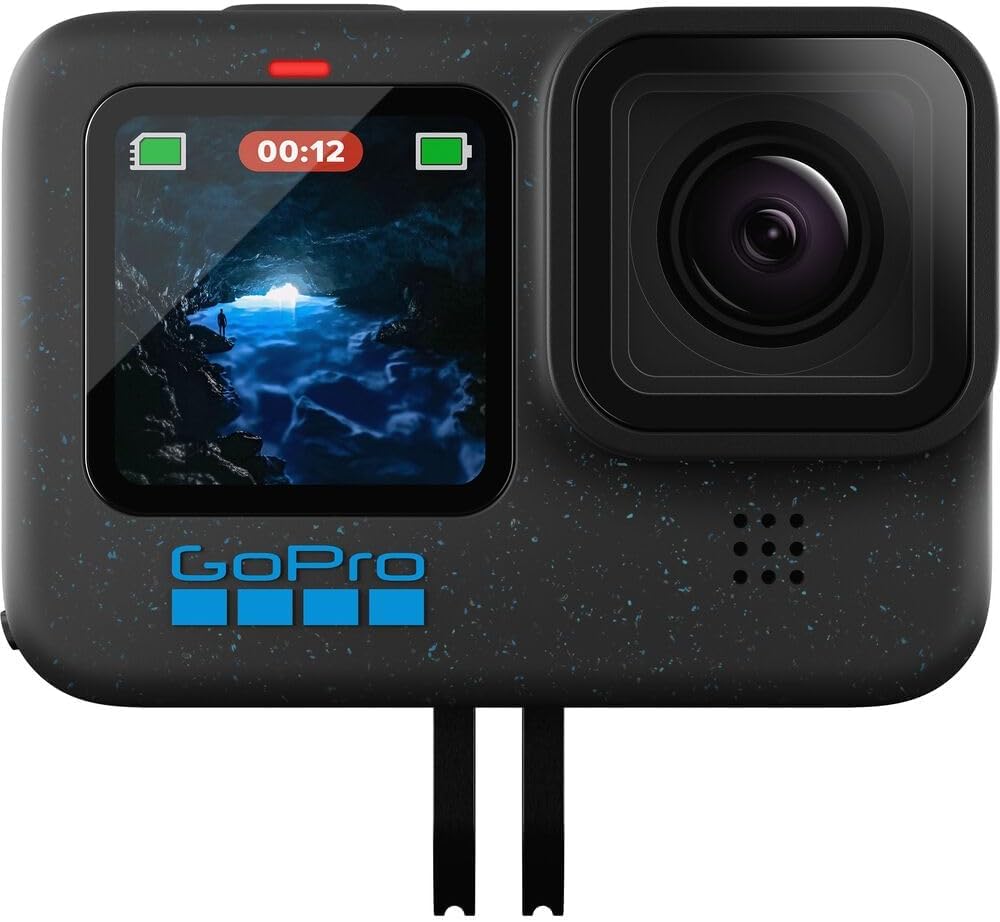 GoPro HERO12 Black 5.3K Action Camera Bundle with 128GB Card and 50 Accessories