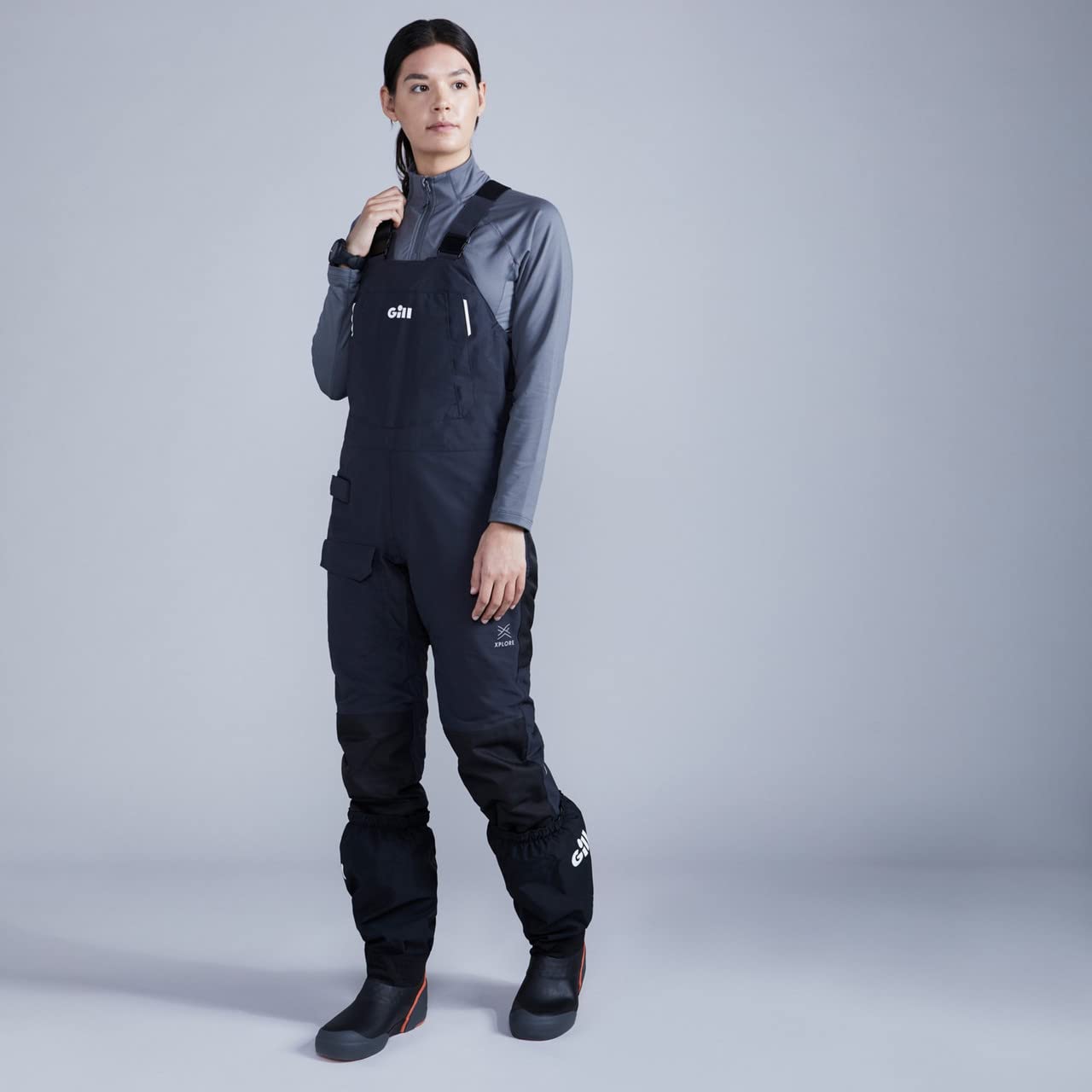Gill Women's OS2 Offshore Sailing Trousers - Water & Stain Repellent - Graphite Black