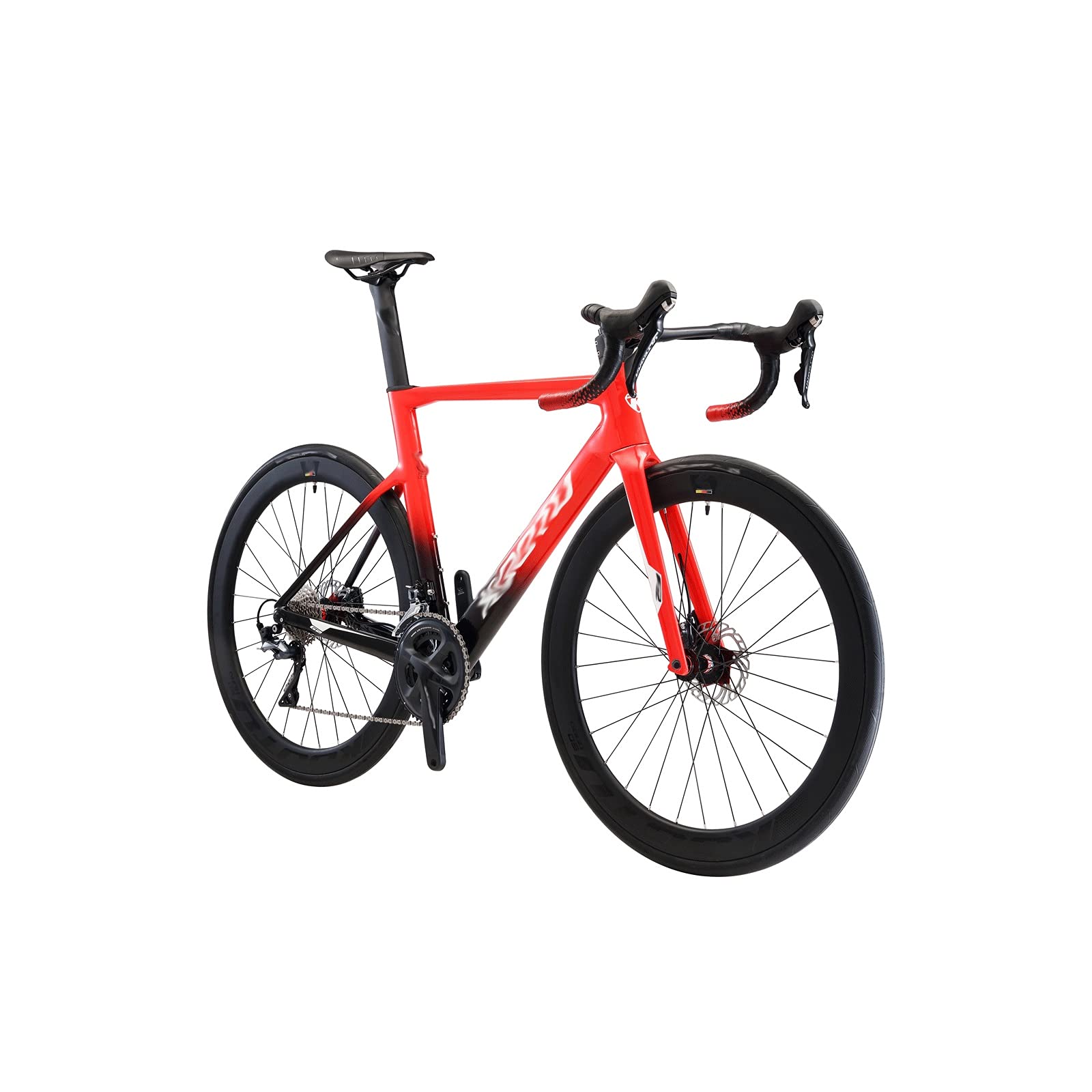 IEASEzxc Bicycle Carbon Road Bike Fully Integrated Inner Cable Hydraulic Disc Brake Racing Road Bicycle with 22 Speed (Color : Blue)