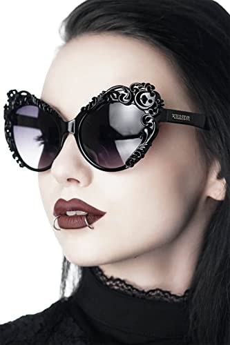 Killstar Enchantra Cat Eye Eyewear Shades Ornate Goth Punk Sunglasses for womens