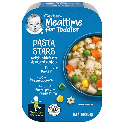 Gerber Chicken & Vegetables Stars Pasta, 6 Oz