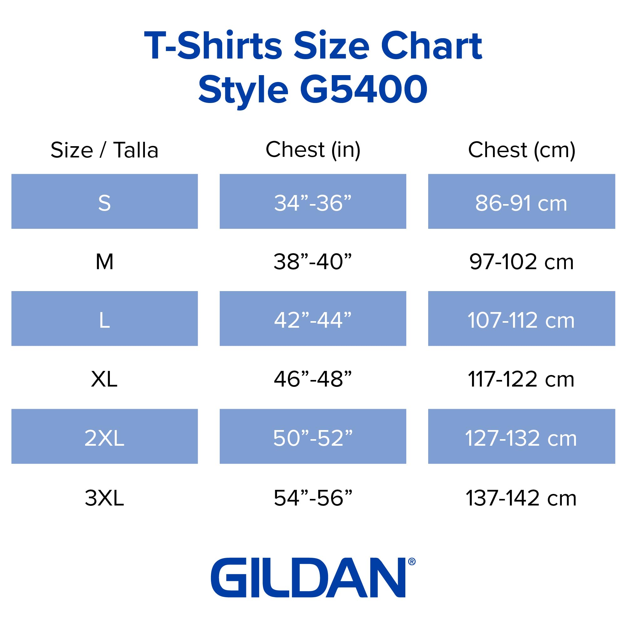 Gildan Heavy Cotton Long Sleeve T-Shirt, Style G5400, 2-Pack, Gold, Large