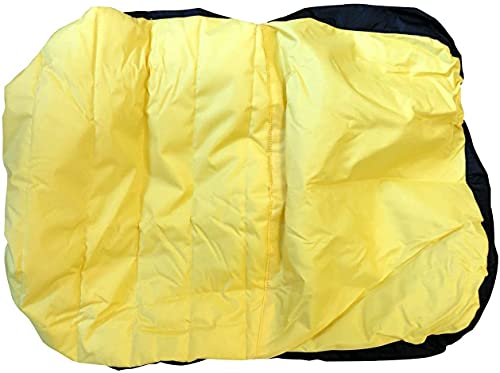 Virtionz Riding Lawn Mower Seat Cover (Medium) LP92324 Fits John Deere Mower Tractor & Gator Seats up to 15" High(Four Convenient Pockets)
