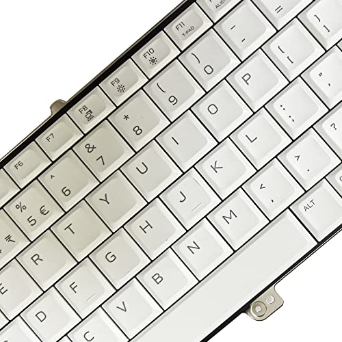 ZAHARA Per-Key RGB Keyboard Backlit US White 17.3" Replacement for Dell Alienware Area 51M Area-51M 9th Gen Intel Core i9-9900K i7-9700K Gaming Laptop 07NF7F 7NF7F