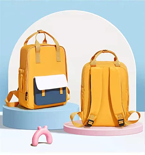 Yeerovan Preschool Backpack Kindergarten Little Toddler School Backpacks for Boys and Girls with portable-(015/Yellow)