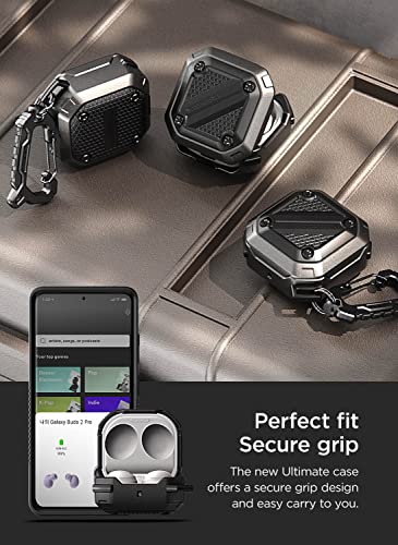 VRS Design Terra Guard Ultimate Buds Case for Galaxy Buds2 Pro (2022), Galaxy Buds 2 Case (2021), Galaxy Buds Pro (2021), Buds Live Case (2020)