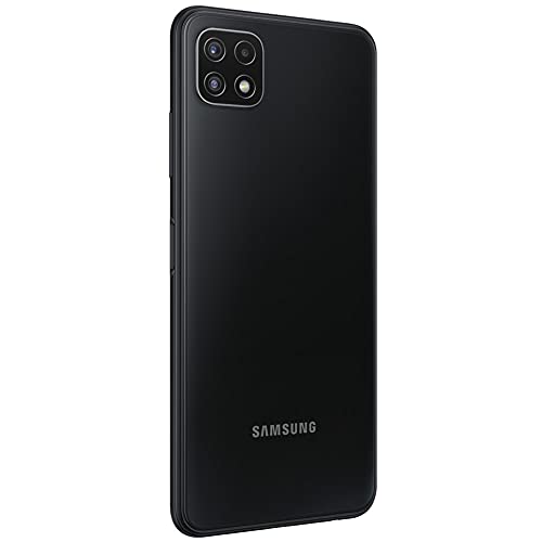 SAMSUNG Galaxy A22 (64GB, 4GB) 6.4", 5000mAh Battery, 48MP Quad Camera, Dual SIM GSM 4G Volte Unlocked (T-Mobile, Metro, Global) International Model A225M/DSN (Fast Car Charger Bundle, Black)
