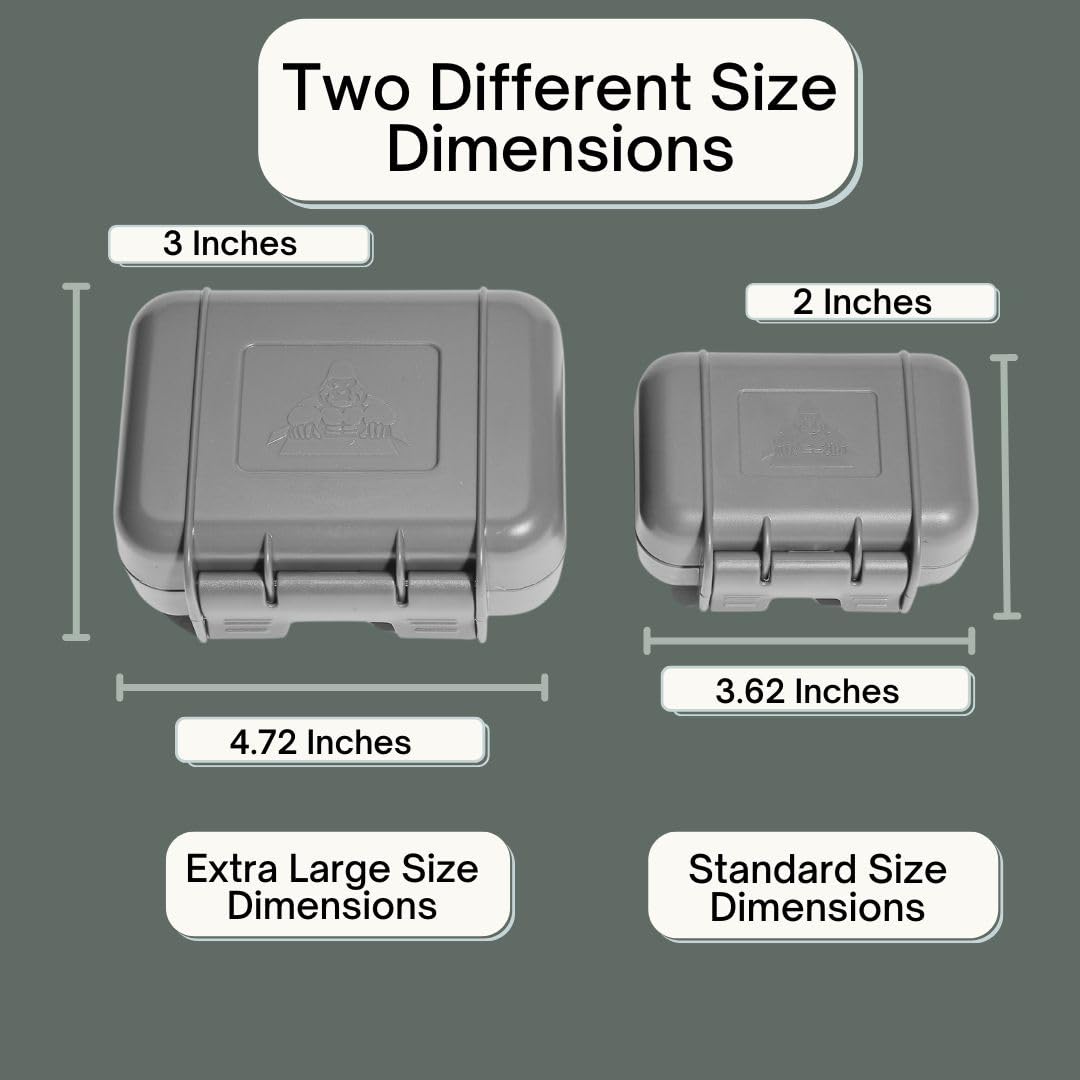 Gorilla Box - Hide A Key Outside with Our magnetic key box for under car - magnetic box key holder under car with 2 strong neodymium magnets