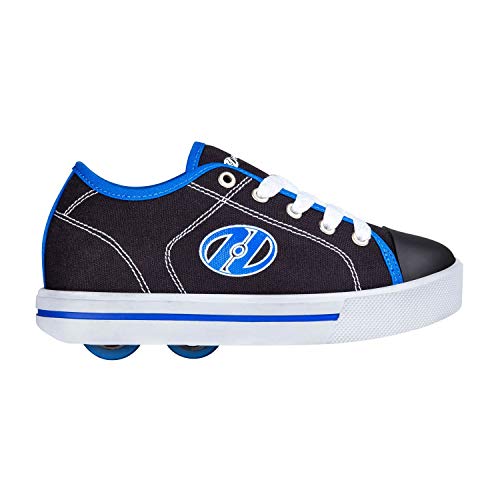 Heelys Boy's Classic X2 Trainers, Black (Black/White/Snorkel Blue Black/White/Snorke, 4 Big Kid