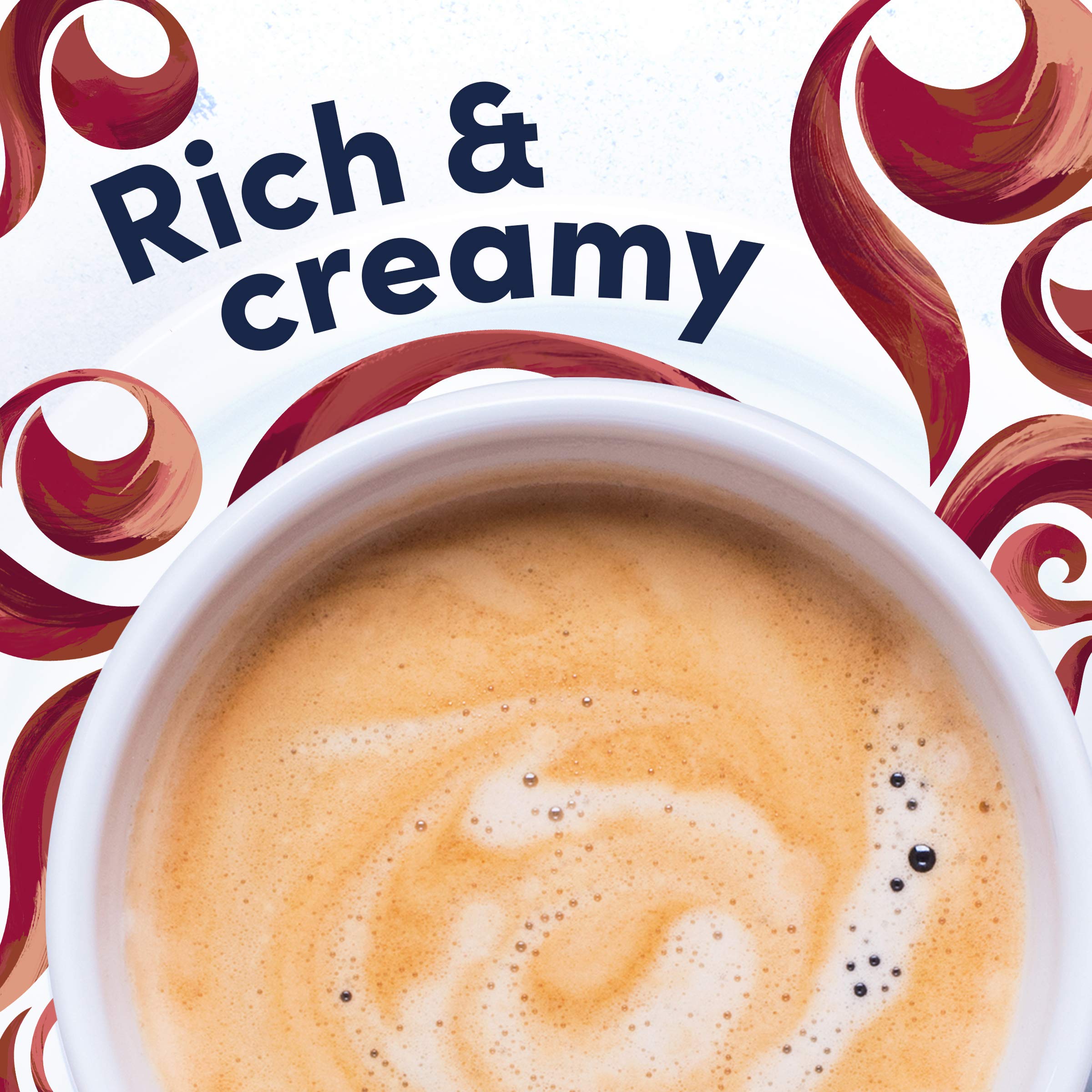 Gevalia Frothy 2-Step Cappuccino Espresso K†Cup® Coffee Pods & Froth Packets Kit (36 ct Pack, 6 Boxes of 6 Pods with Packets)