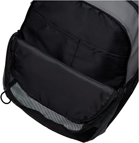 Under Armour Women's Hustle Signature Storm Backpack , (001) Black / Black / Metallic Tin , One Size Fits Most