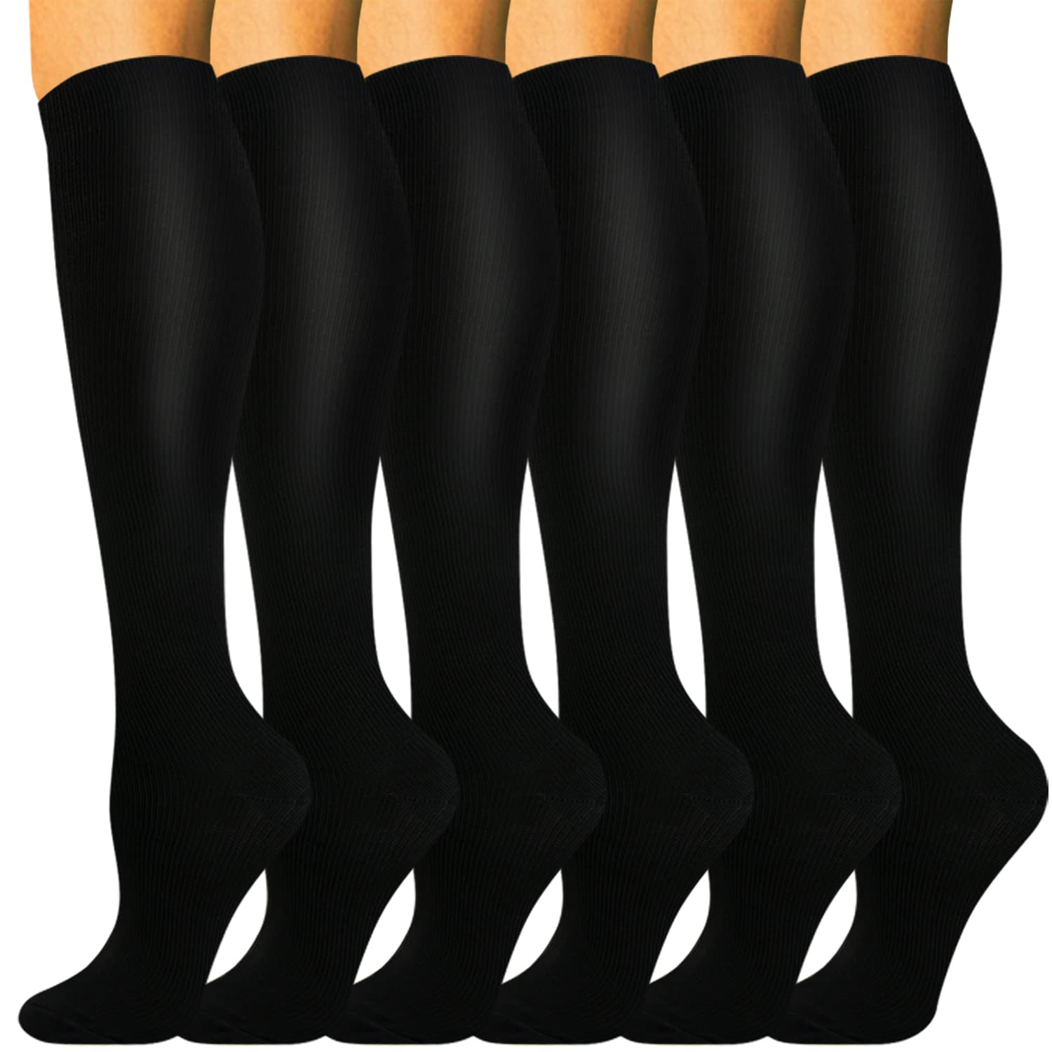 HLTPRO Compression Socks for Women & Men -20-30 mmHg Compression Stockings for Medical, Nurse, Running