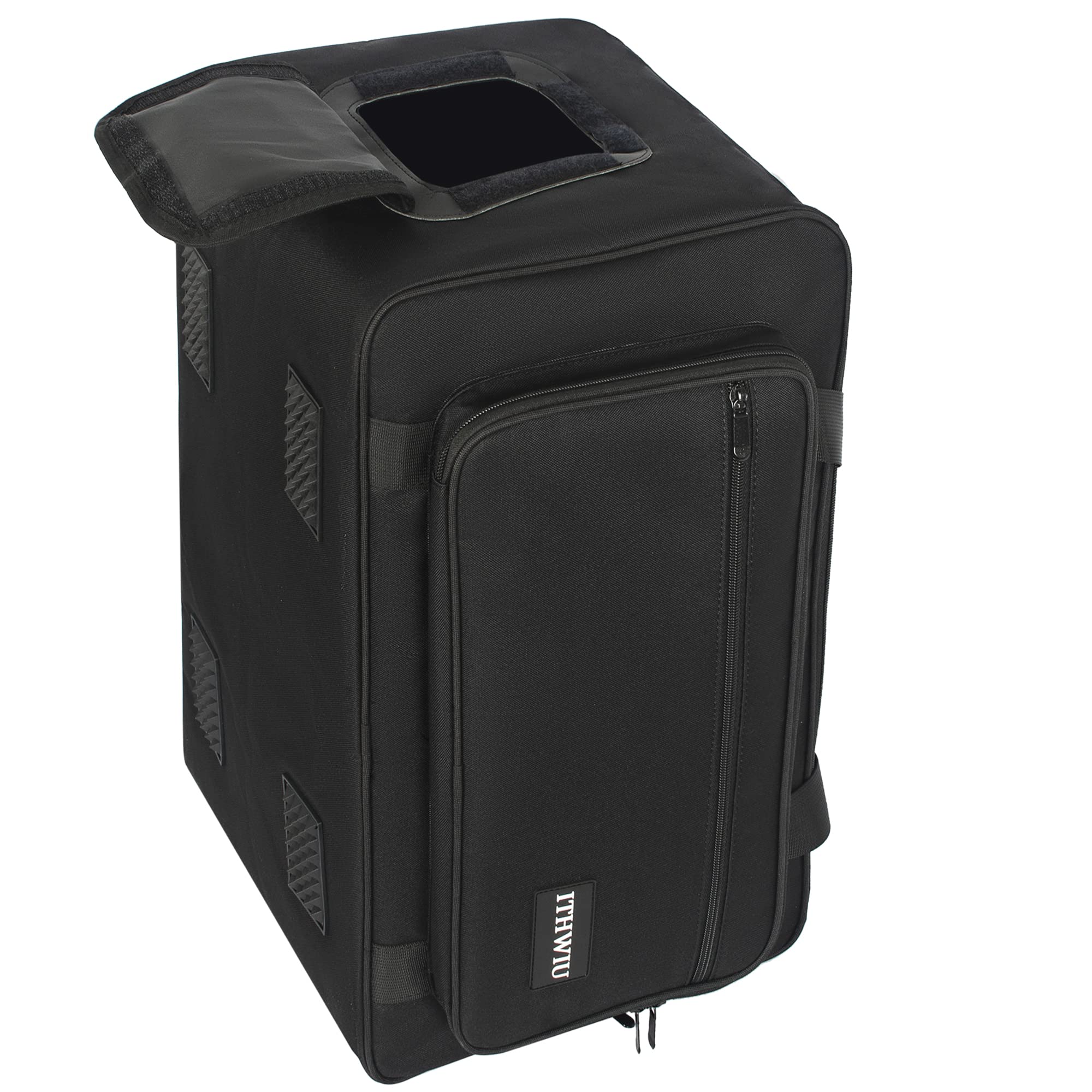 ITHWIU Speaker Tote Bag for Compact 10" Speaker Cabinets; Heavy-Duty Fits QSC K10, Yamaha DXR10 and more (IT-TOTE10), Black