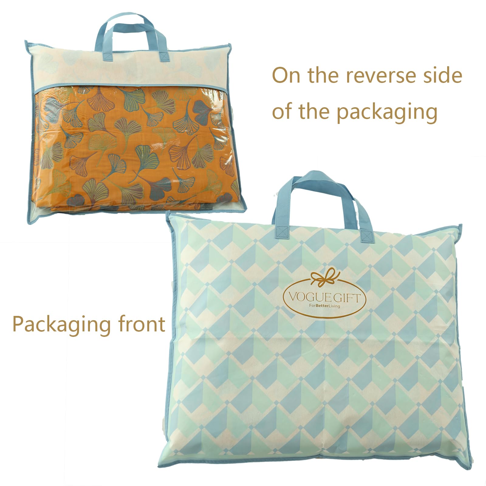 GinkgoLeaf Pattern Cotton Reversible Quilt Sets 3 Piece,Breathable Reversible Quilt Ginkgo Leaves Embroidered,king sizeginkgo quilt ,Lightweight and Breathable Ginkgo Leaf Pattern Rustic Comforter