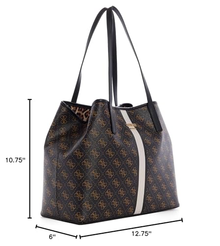 GUESS Vikky Tote, Brown Multi