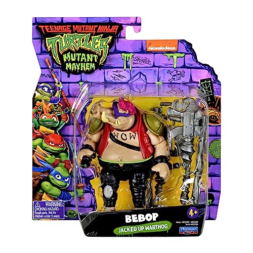 Teenage Mutant Ninja Turtles: Mutant Mayhem 4.5β Bebop Basic Action Figure by Playmates Toys