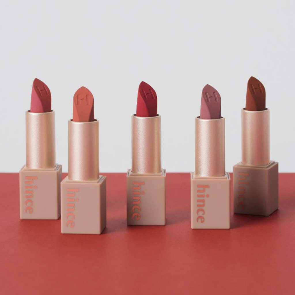 HINCE Mood Enhancer Matte 3.5g - Soft Matte Velvet Lipstick with Rich Color, Flake-Free, Slim Fitting Texture, Dense and Sensuous Mood Enhancing Color Spectrum (True Imagine)
