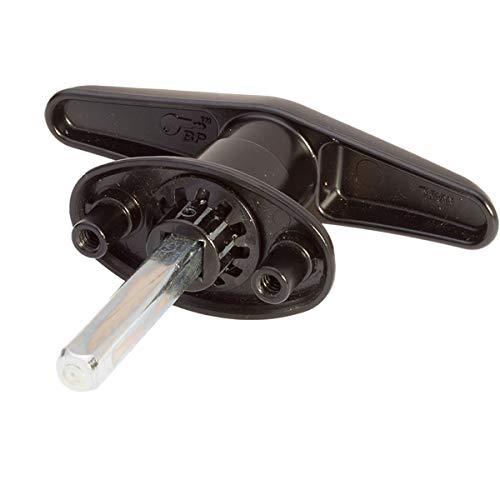 Gordon Glass Co Bauer Truck Cap, Topper, Camper Locking T-Handle - T-311 - Counter Clockwise | Keyed with J327 Key