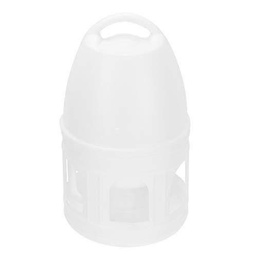 TEHAUX Pigeon Water Feeder, Bird Water Drinker 3L Bird Water Dispenser Automatic Feeder Hanging Water Bottles for Pigeon (White)