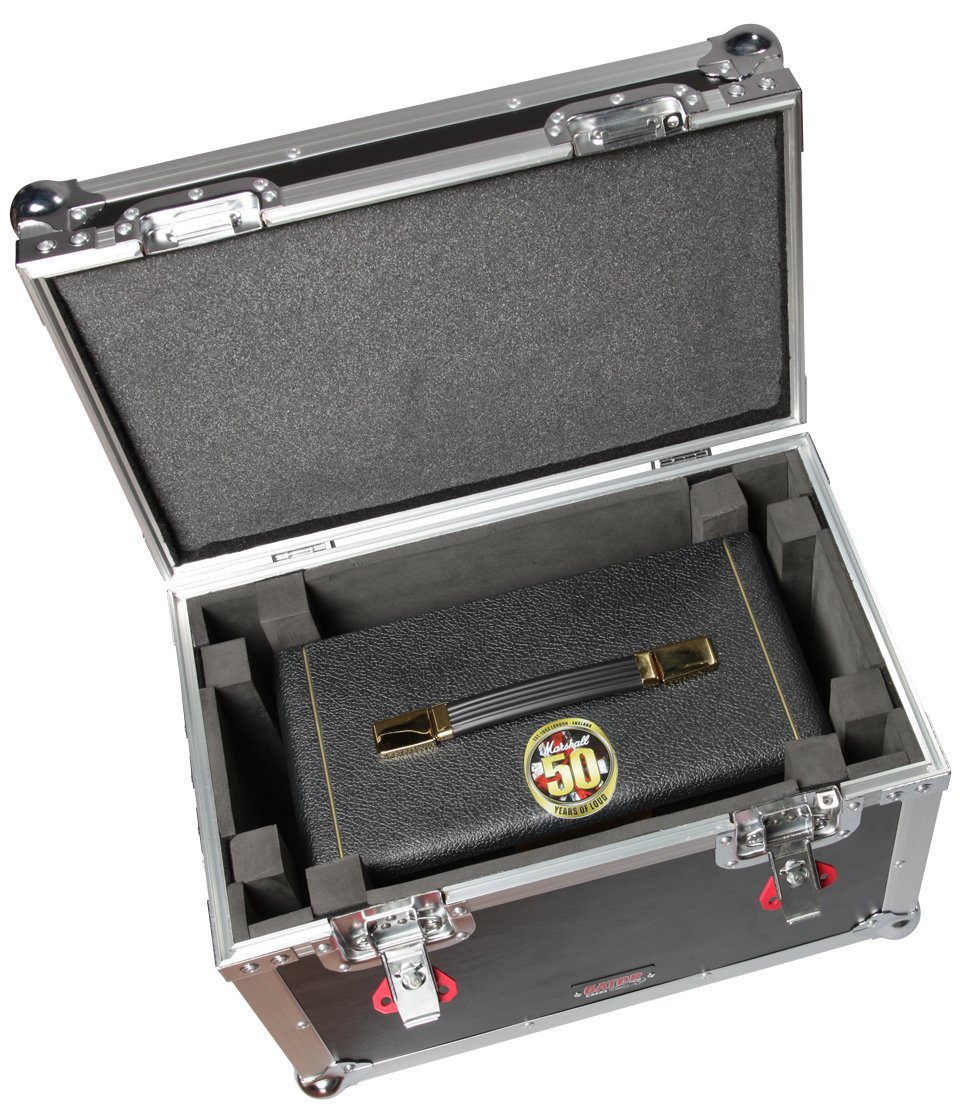Gator Cases G-TOUR Series ATA Style Road Case for Mini Electric Guitar Amp Heads Such as Marshall JTM1H - Equipped with Heavy Duty Latches and Spring Loaded Handles; (G-TOURMINIHEAD2)