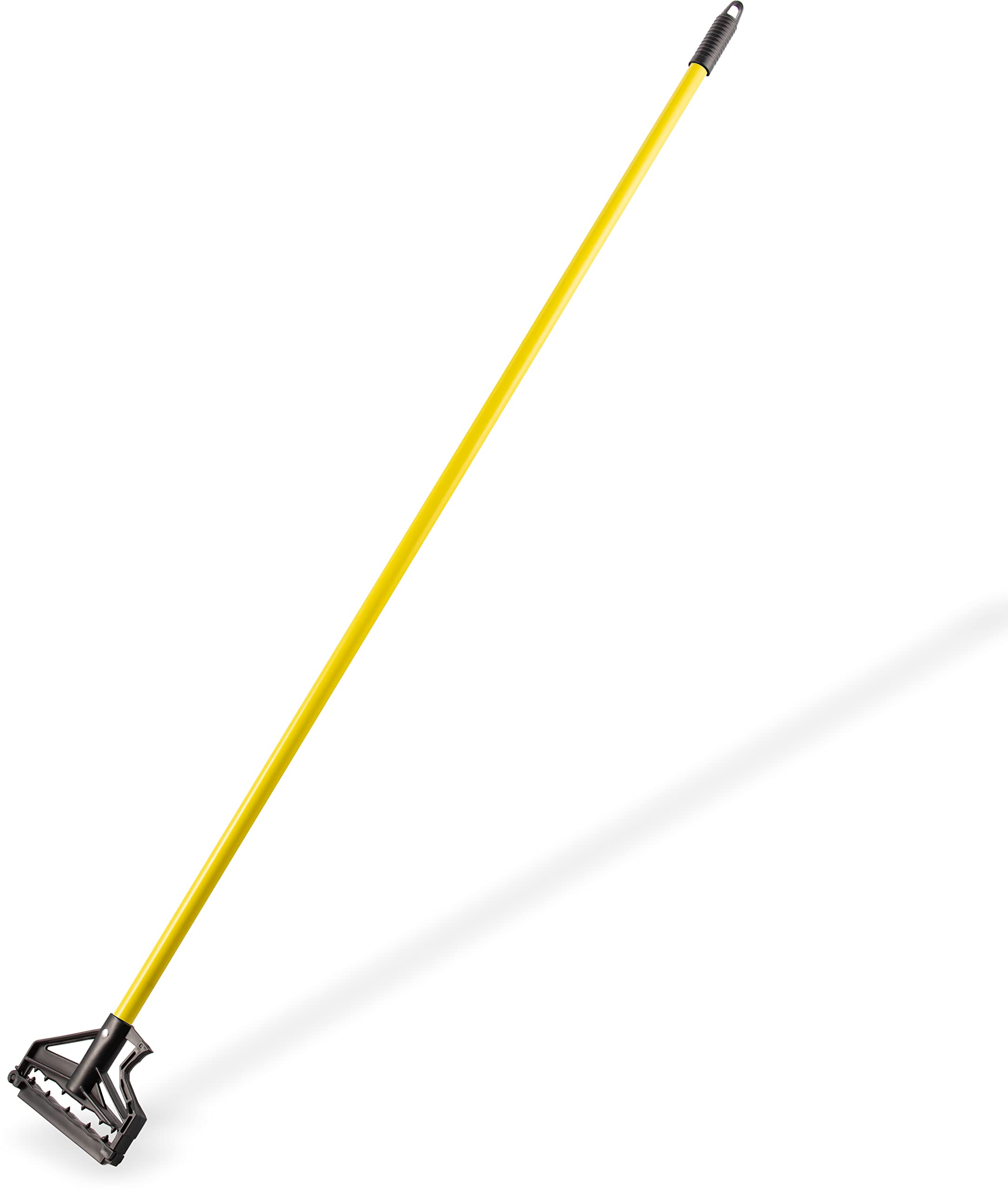 SPARTA 4166404 Spectrum Fiberglass Mop Handle With Quik-Release For Cleaning, Commercial, Residential, 60 Inches, Yellow