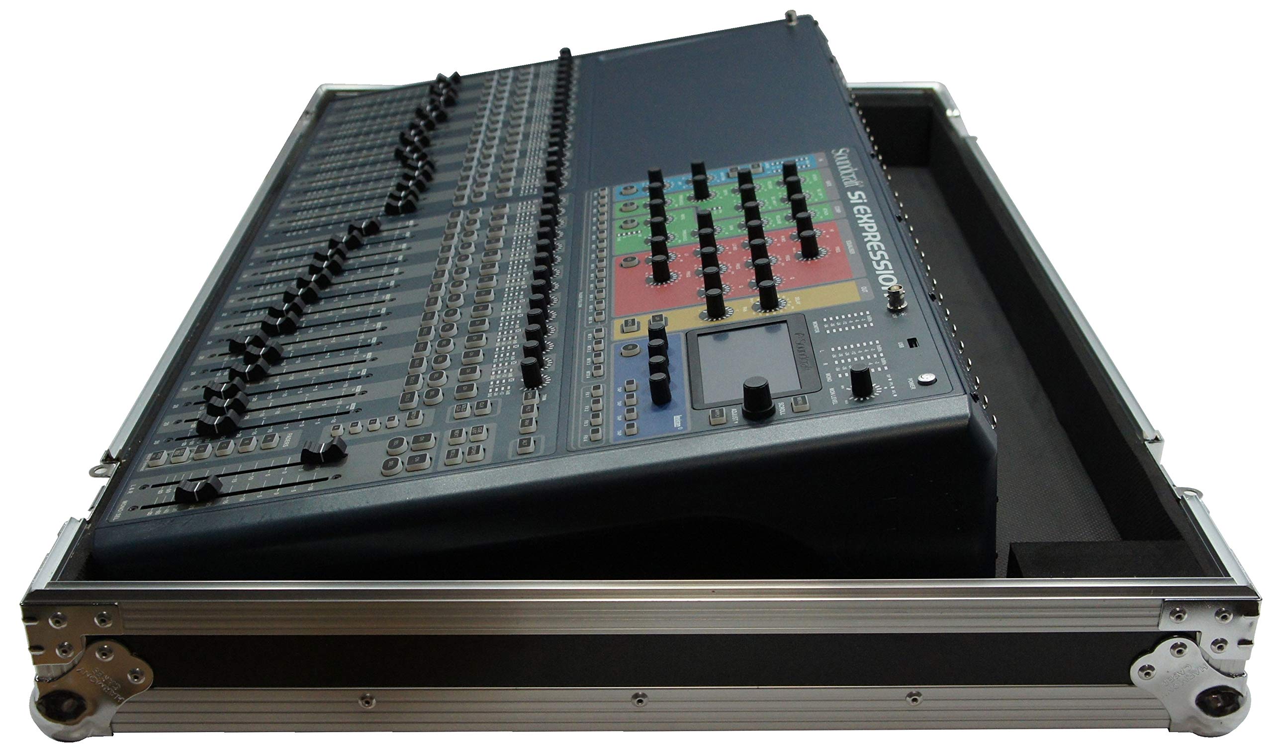Harmony Audio HCSIEX 3 Flight Transport Road Case Compatible with Soundcraft Si Expression 3 Mixer