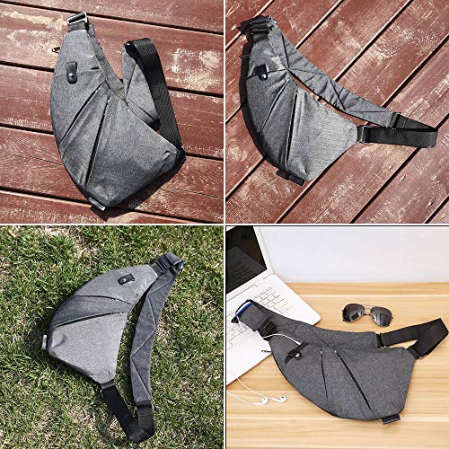 VanBasic Sling Bag Chest Backpack Casual Daypack Shoulder Crossbody Lightweight Anti Theft Outdoor Sport Travel Hiking for Men Women