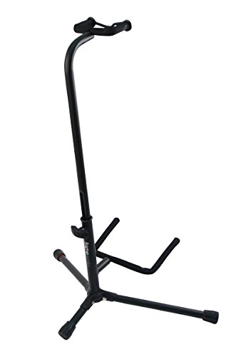 Gator Frameworks Adjustable Guitar Stand, Holds Single Electric or Acoustic Guitar (GFW-GTR-1000),Black