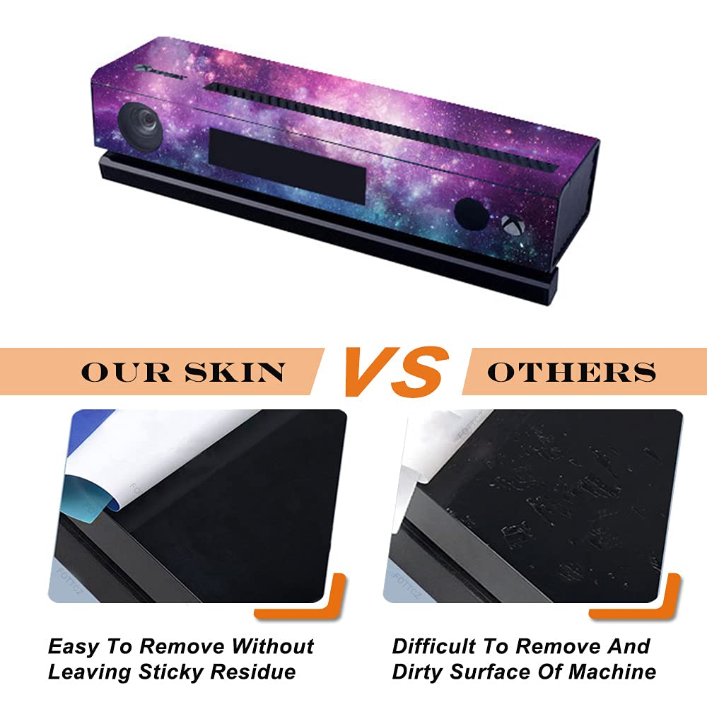 FOTTCZ Whole Body Vinyl Sticker Decal Cover for Xbox One Console and Two Controller - Nebular
