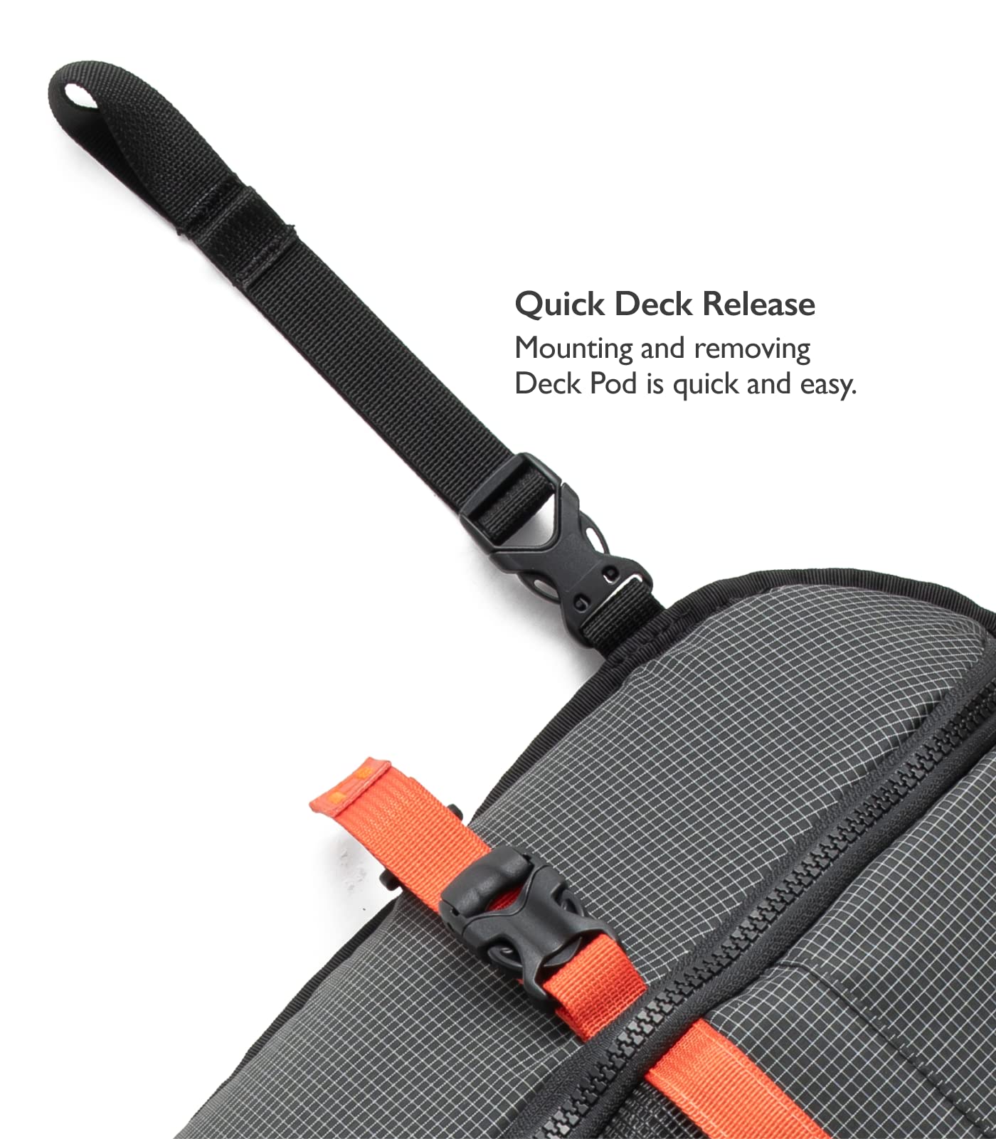 Gearlab Deck Pod - Kayak Deck Bag, Paddling Magazine Award (Holds Paddle Float, Bilge Pump)