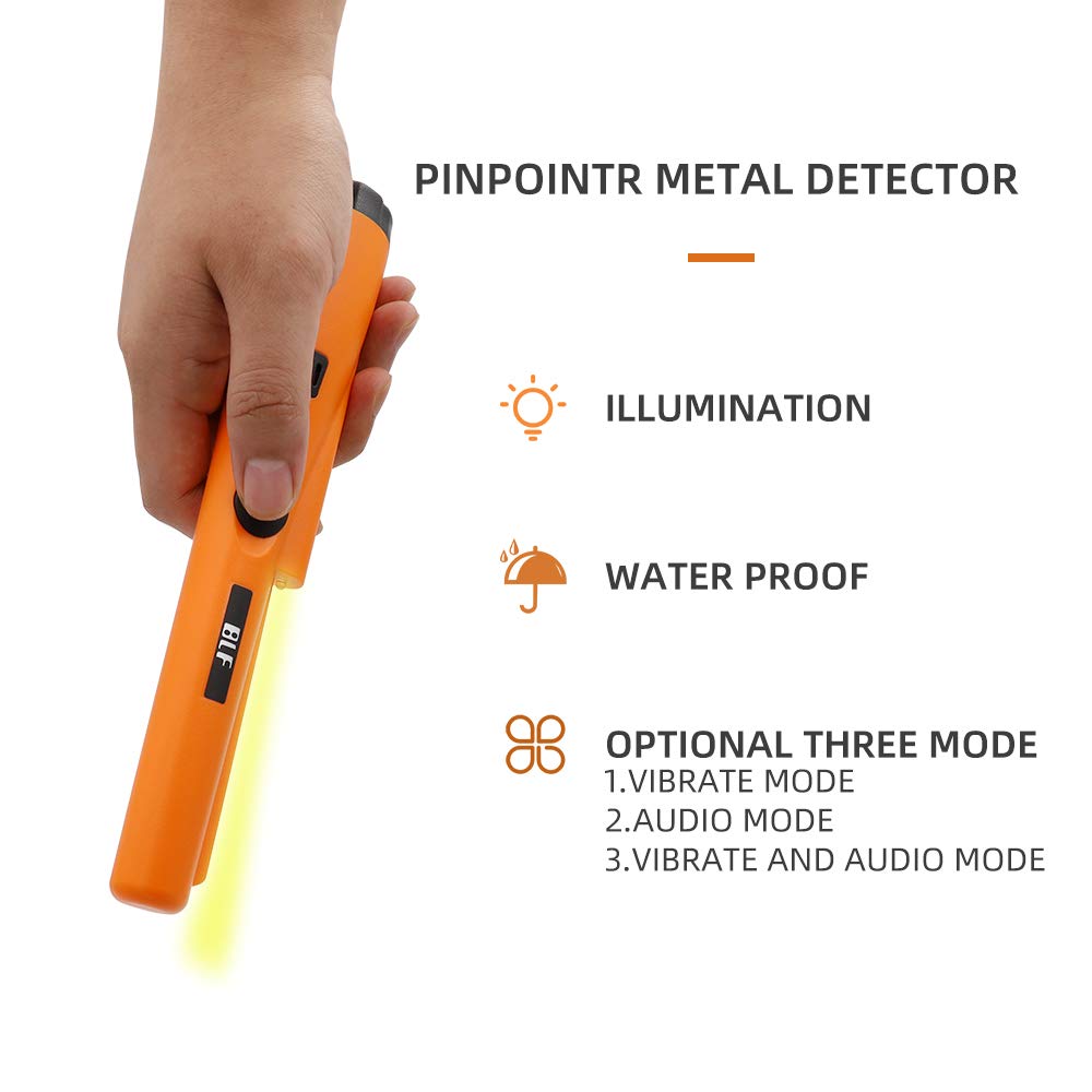 High Sensitivity Waterproof Metal Detector Pinpointer 360 Degree Search Treasure Finder