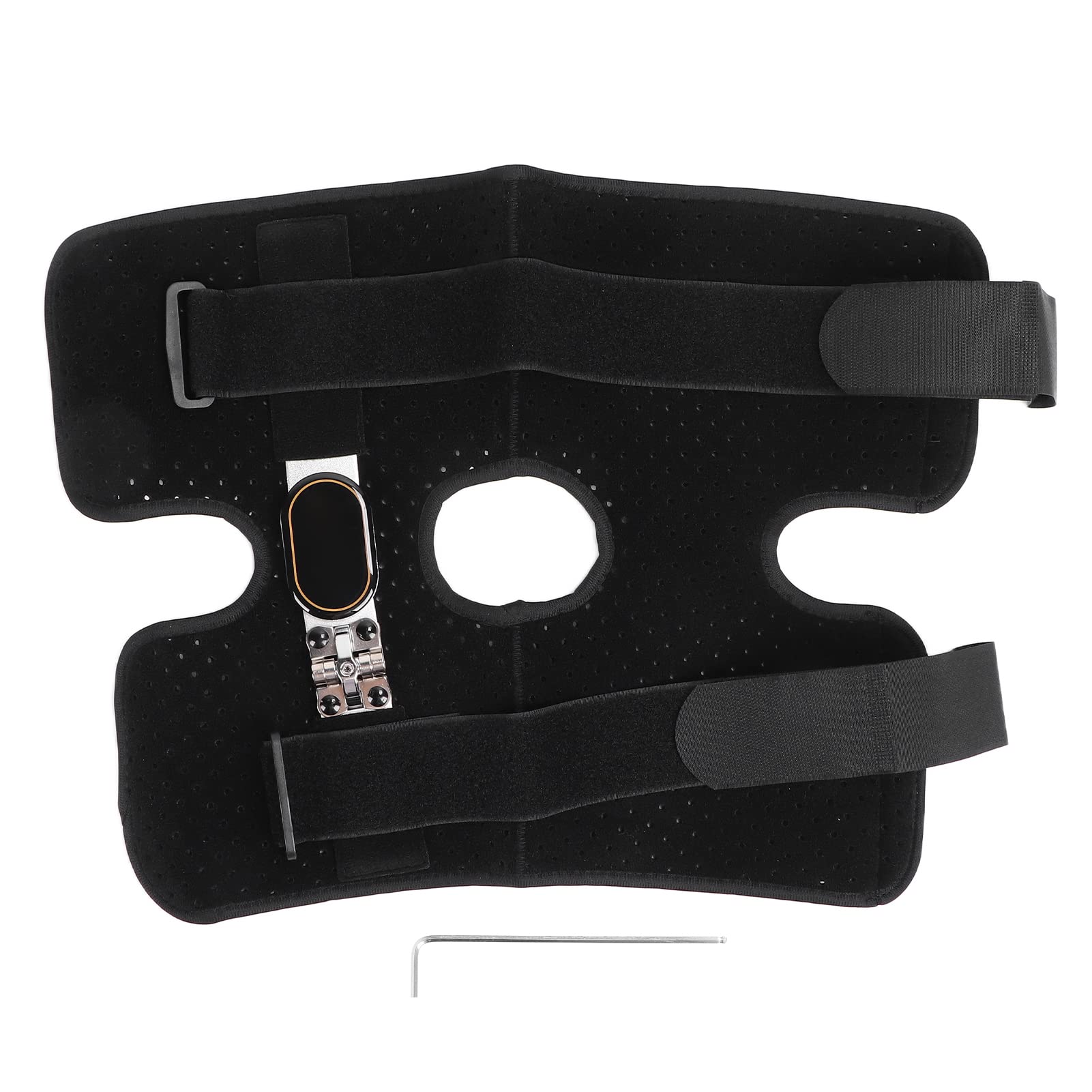 Hinged Lateral Support, Superior Rehabilitation Support Knee Brace Knee Protection Comfortable Lightweight for Ligament for Instabilities for Meniscus Injury(Left leg, L)