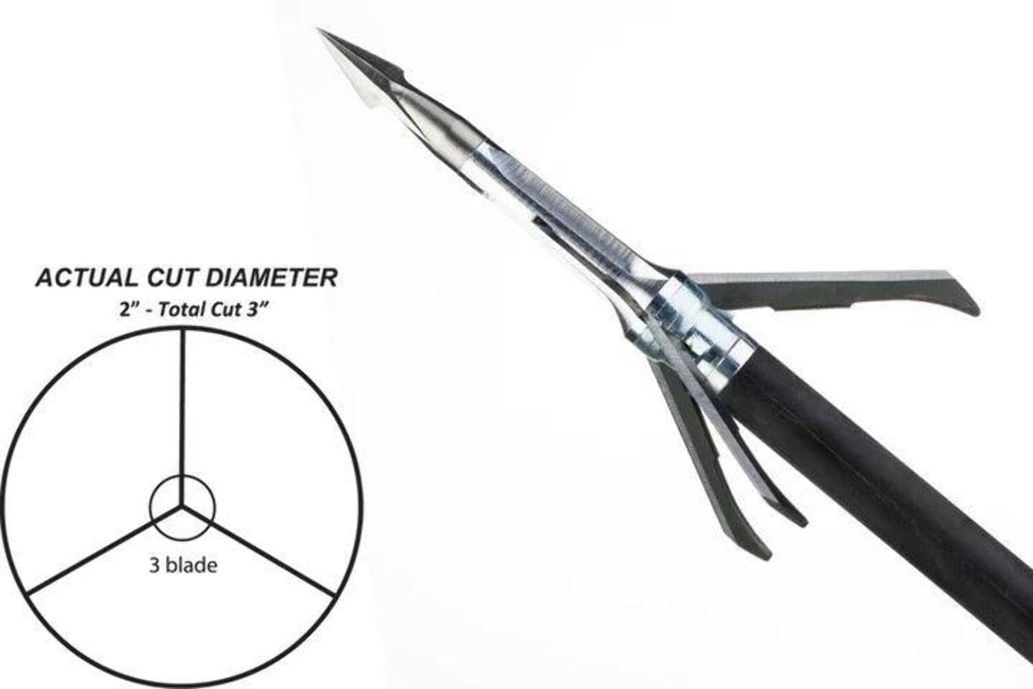 Grim Reaper 1601 PRO Series -Mini MAG 100GR 4 Blade Broadhead
