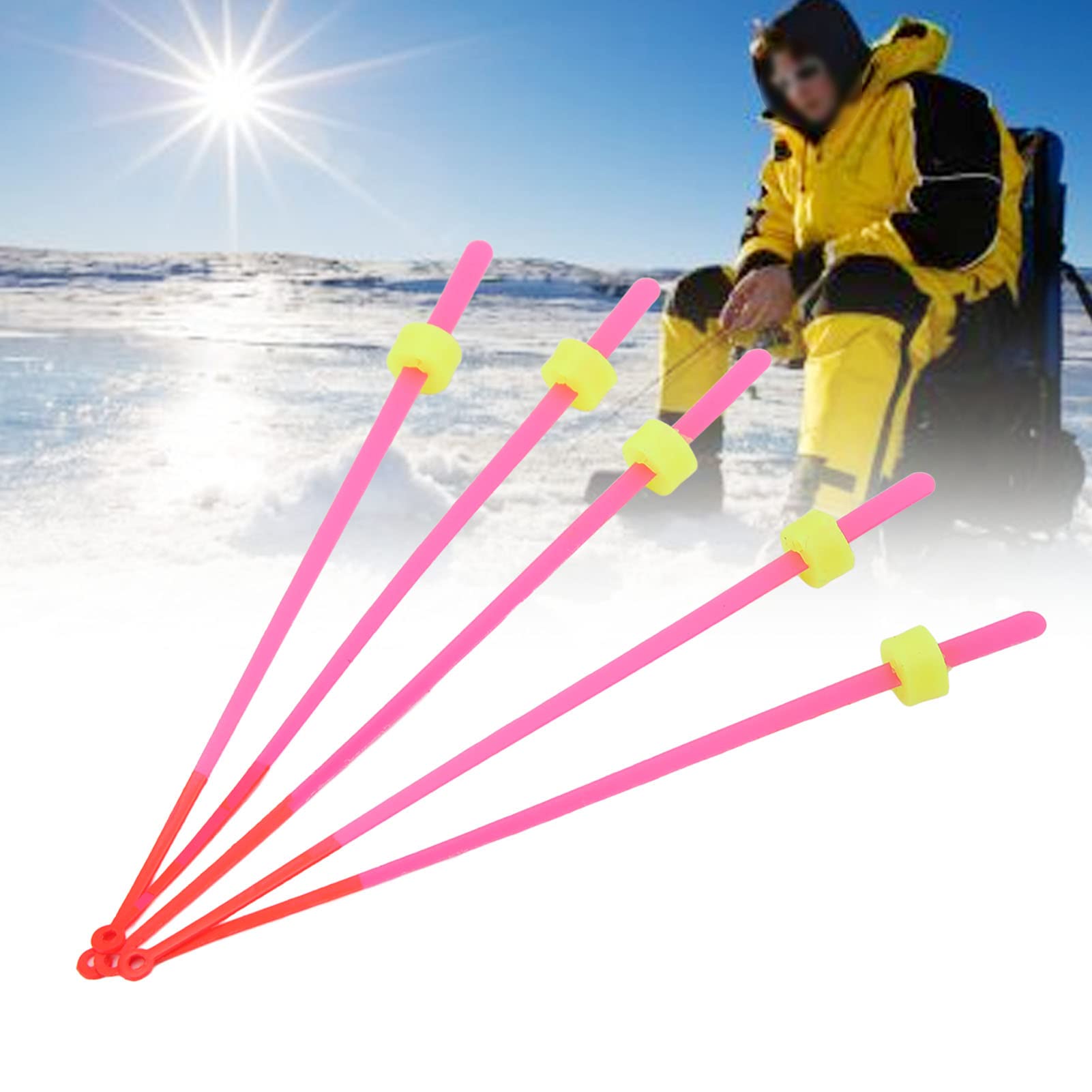 Ice Fishing Rod Tip Slice, Small Size Simple Operation Fishing Pole Top Tip Long Service Life for Ice Fishing(12cm)