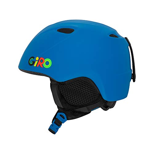 Giro Slingshot Kids Snow Helmet Goggle Combo Matte Matte Blue Wild/Wild Boyz XS/S (49-52CM)