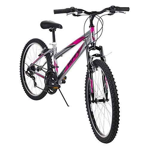 Huffy Mountain Bike Girls Incline 24-inch Bicycle, Pink