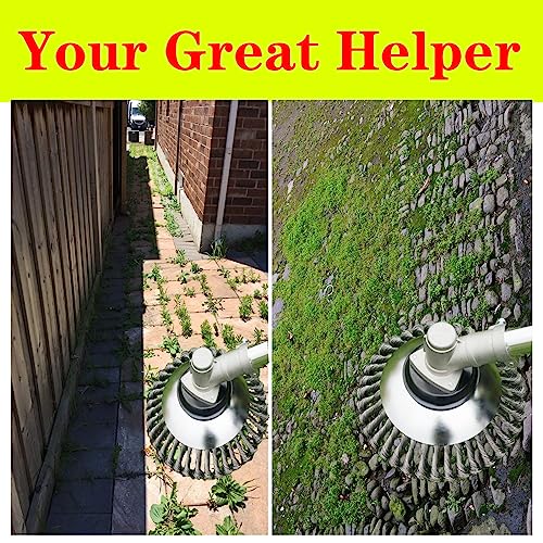 ZXJHGXS Lawn Mower Trimmer Head Grass Head Universal Weed Eater Head Steel Wire Cutter Trimmer Head 8Inch