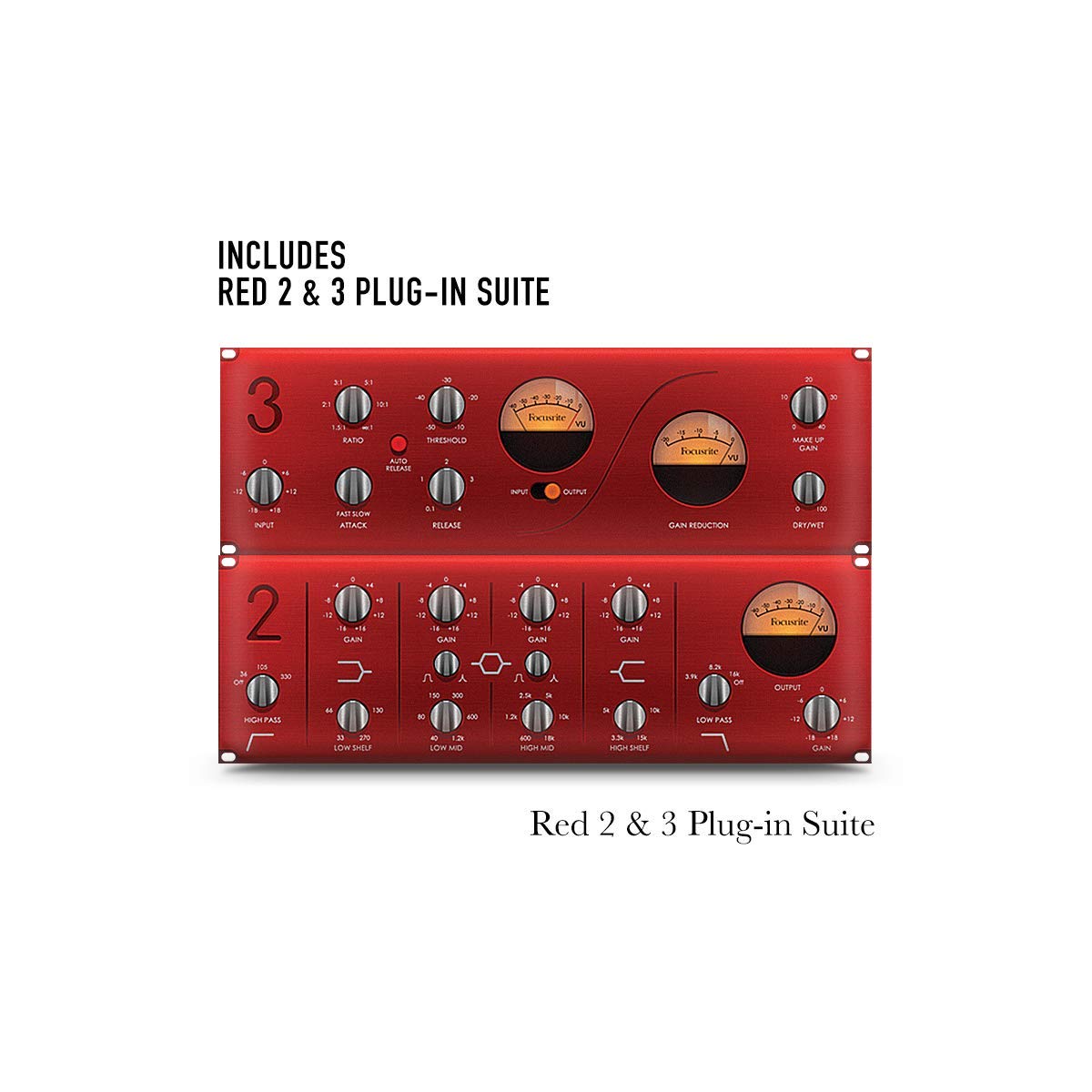 Focusrite Scarlett 2i2 (3rd Gen) USB Audio Interface plus Waves Musicians 2 and iZotope Mobius Filter Bundle