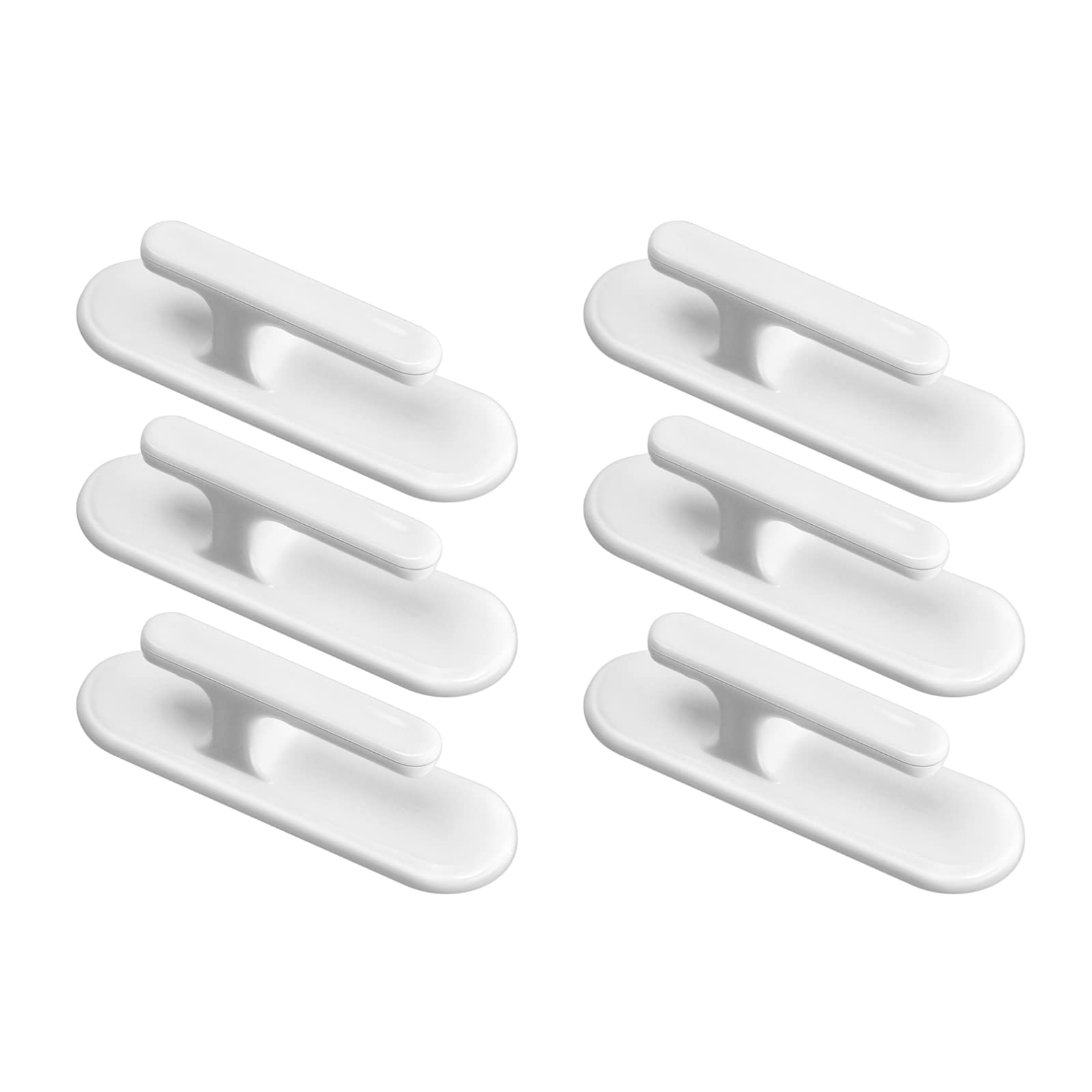 GCRQ 10 Pieces Blind Cord Winder Safety Window Blind Cord Safety Wall Hook Wrap Cleats Blinds String Holder Baby Proofing No Tools Needed Easy Installation with Adhesive