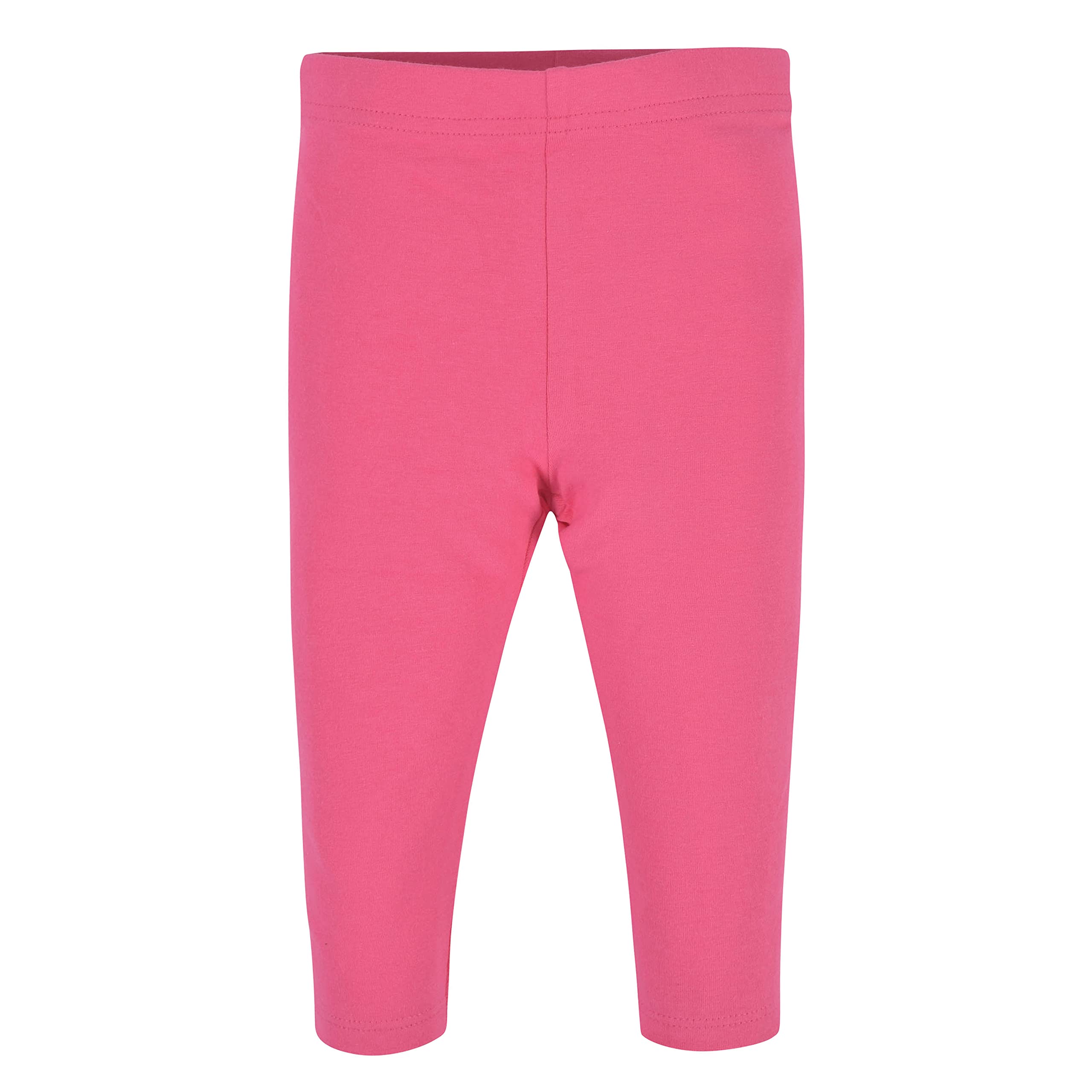 Gerber Baby Girl's Toddler Multi-Pack Premium Leggings, Hot Pink/Navy, 3-6 Months
