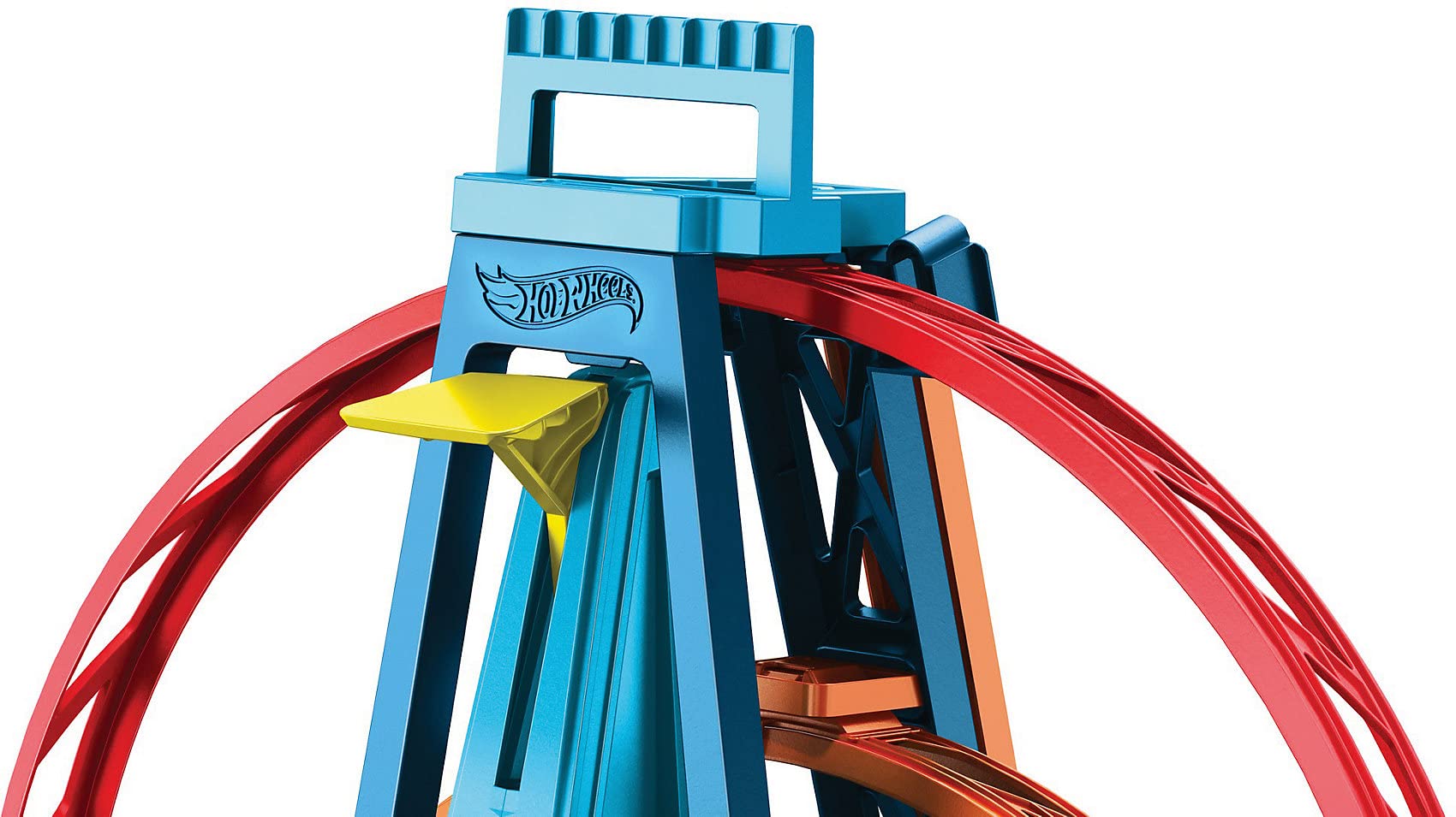 Hot Wheels Track Builder Triple Loop Stunt Loops Hot Wheels 1:64 scale Vehicles