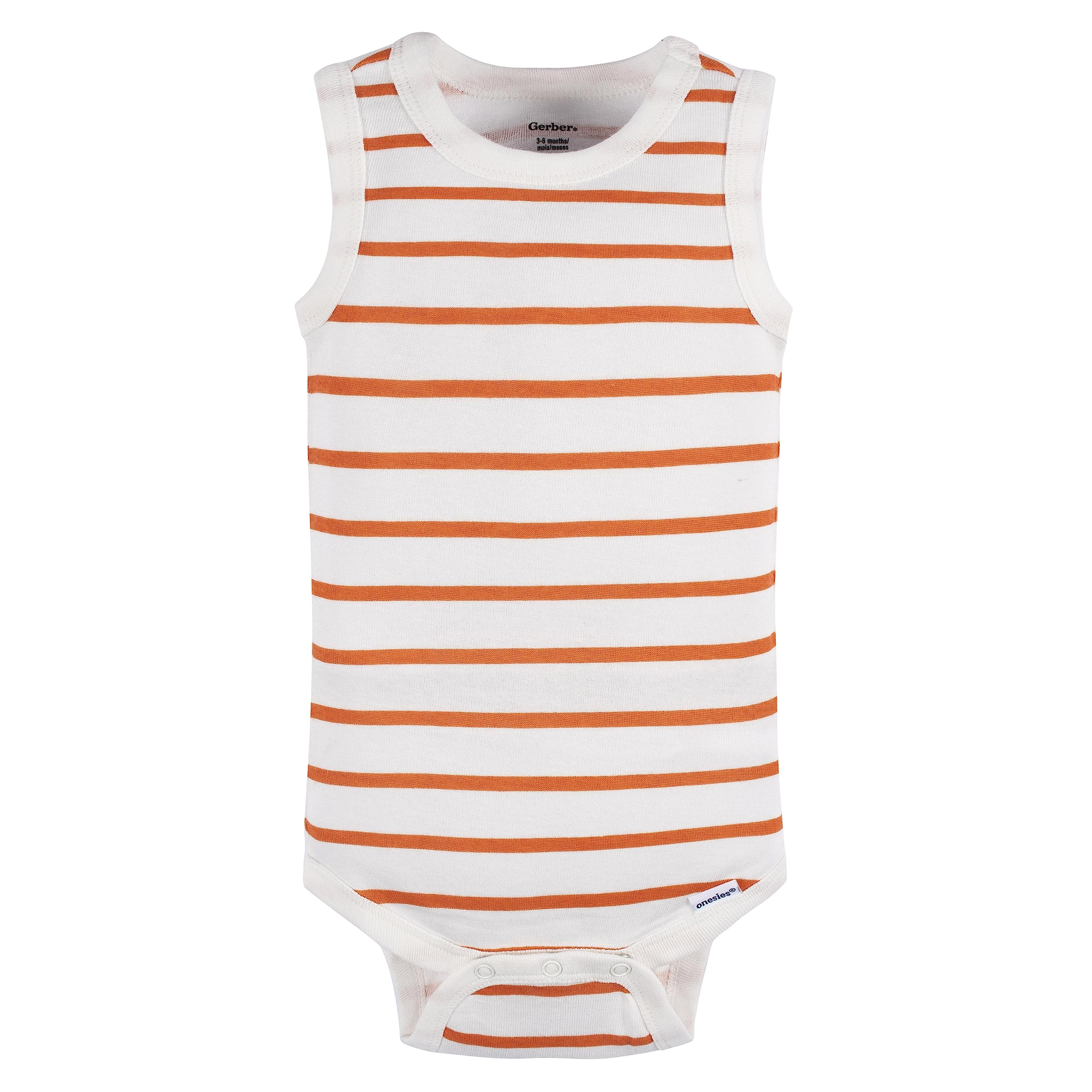 Gerber Baby Boys Multi-Pack Sleeveless Onesies Bodysuit Green Stars 18 Months